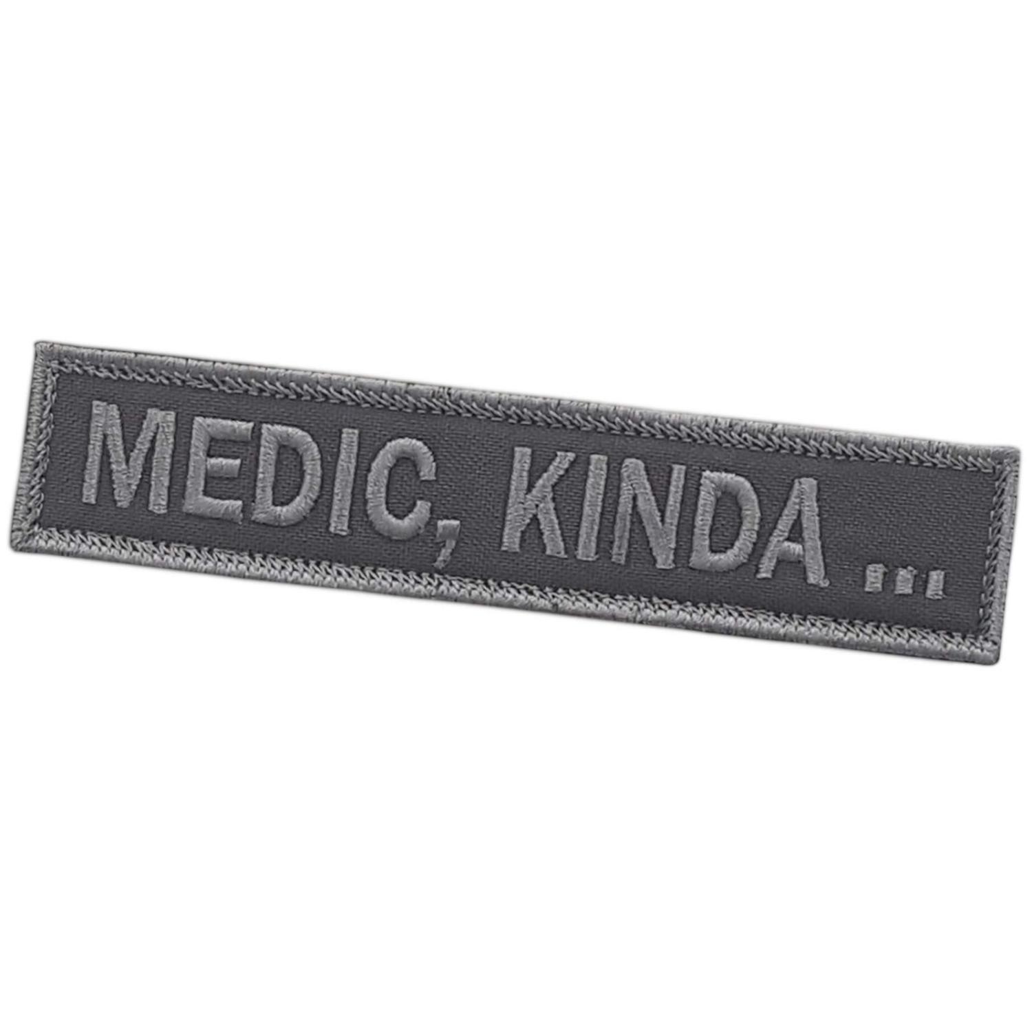 Blackout Medic Name Tape 1x5 Subdued Morale Patch | Buy Now with Express International Delivery ...