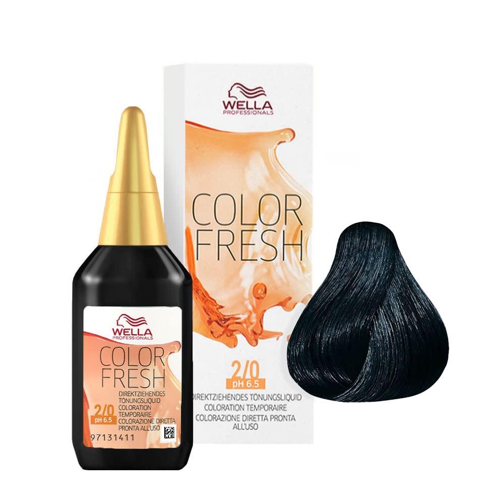 Wella Color Fresh Gloss Tint 2/0 Black - 75ml | International Shipping ...