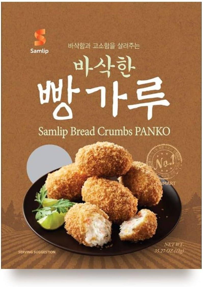 CNMART Samlip Bread Crumbs Korean Style Panko 1kg | Buy Now with ...