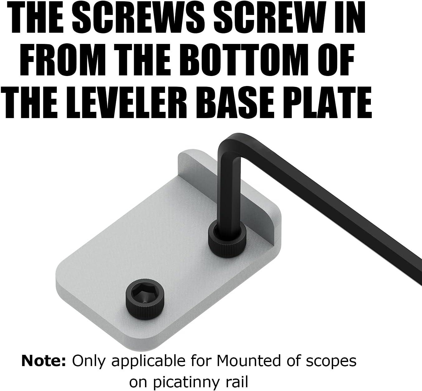Scope Leveler Combo for Leveling Scopes Mounted in One-Piece Mounts or ...