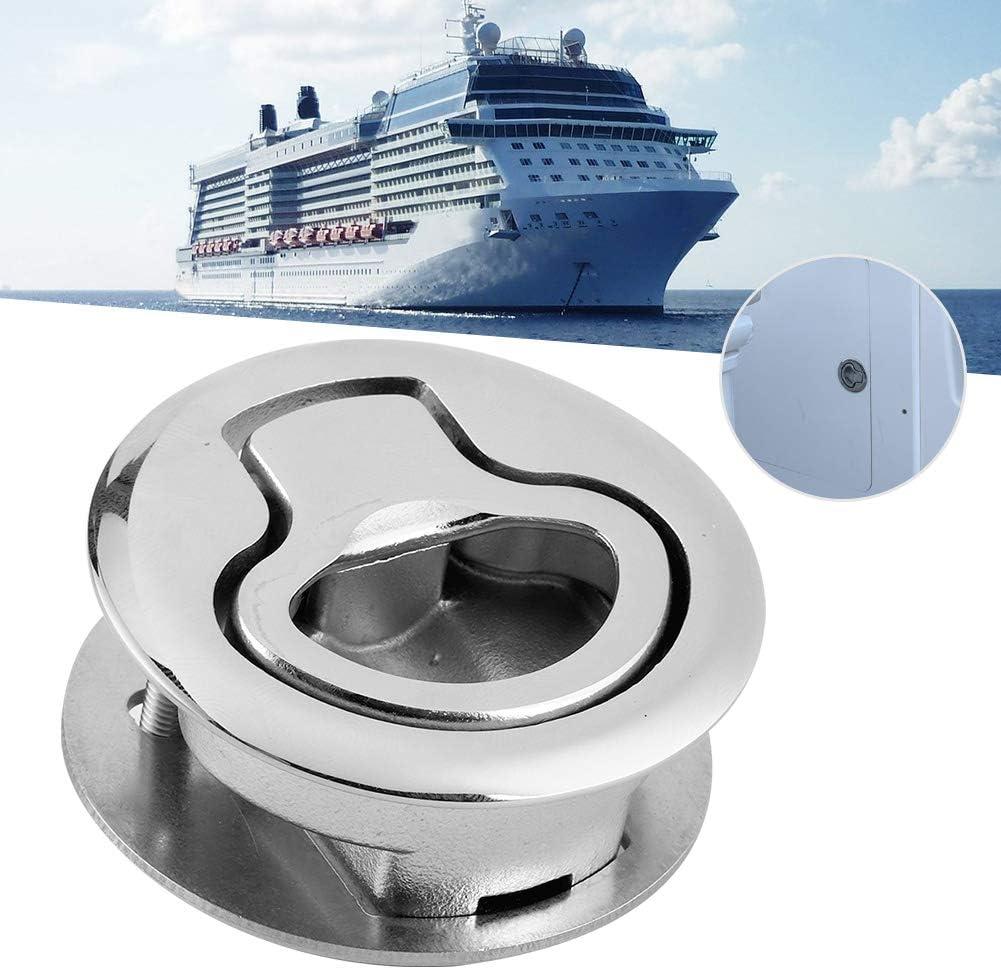 Stainless Steel 316 Marine Pull Latch - No Key Flush Boat Latch & Slam ...