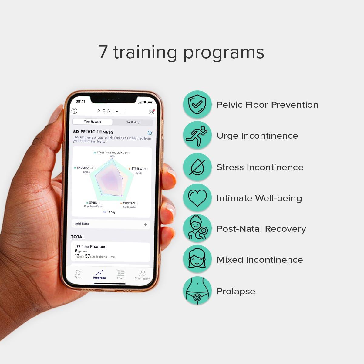 Perifit Cone Exercise Device | Pelvic Floor Trainer App | Strengthen ...