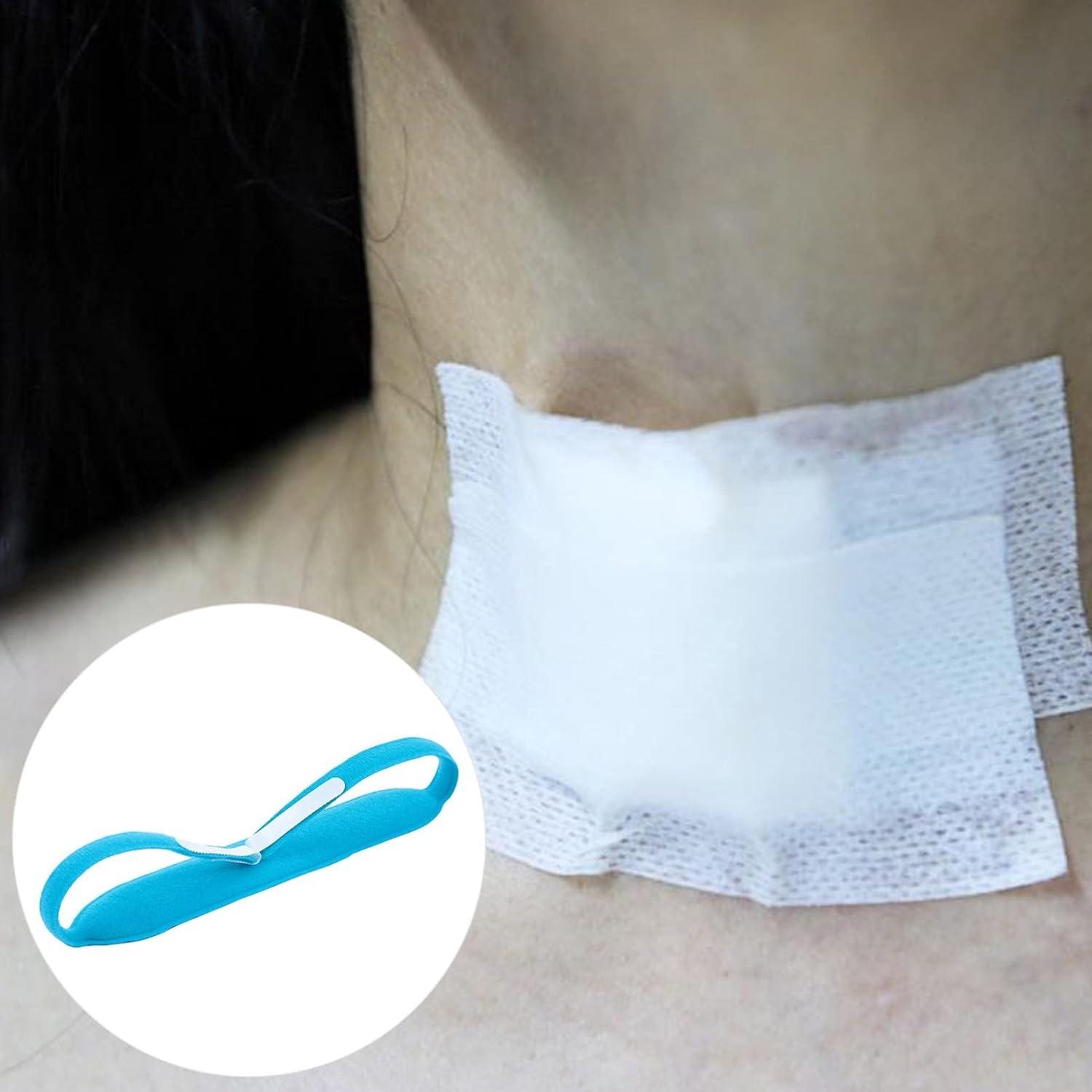 AQUASHIELDING Tracheostomy Tube Retention Belt & Foam Collar Set | 5 ...