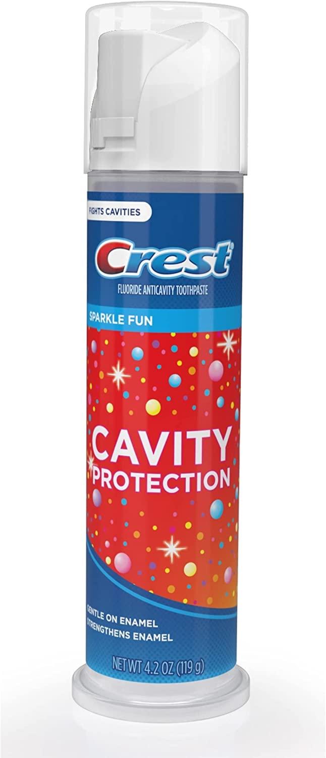 kids crest toothpaste pump