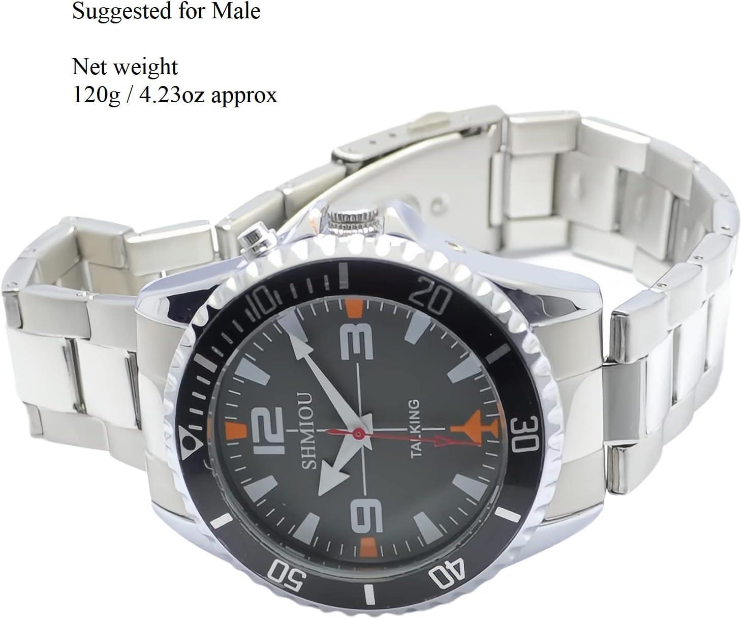 SHMIOU English Talking Watch for Blind Visually Impaired Elderly ...