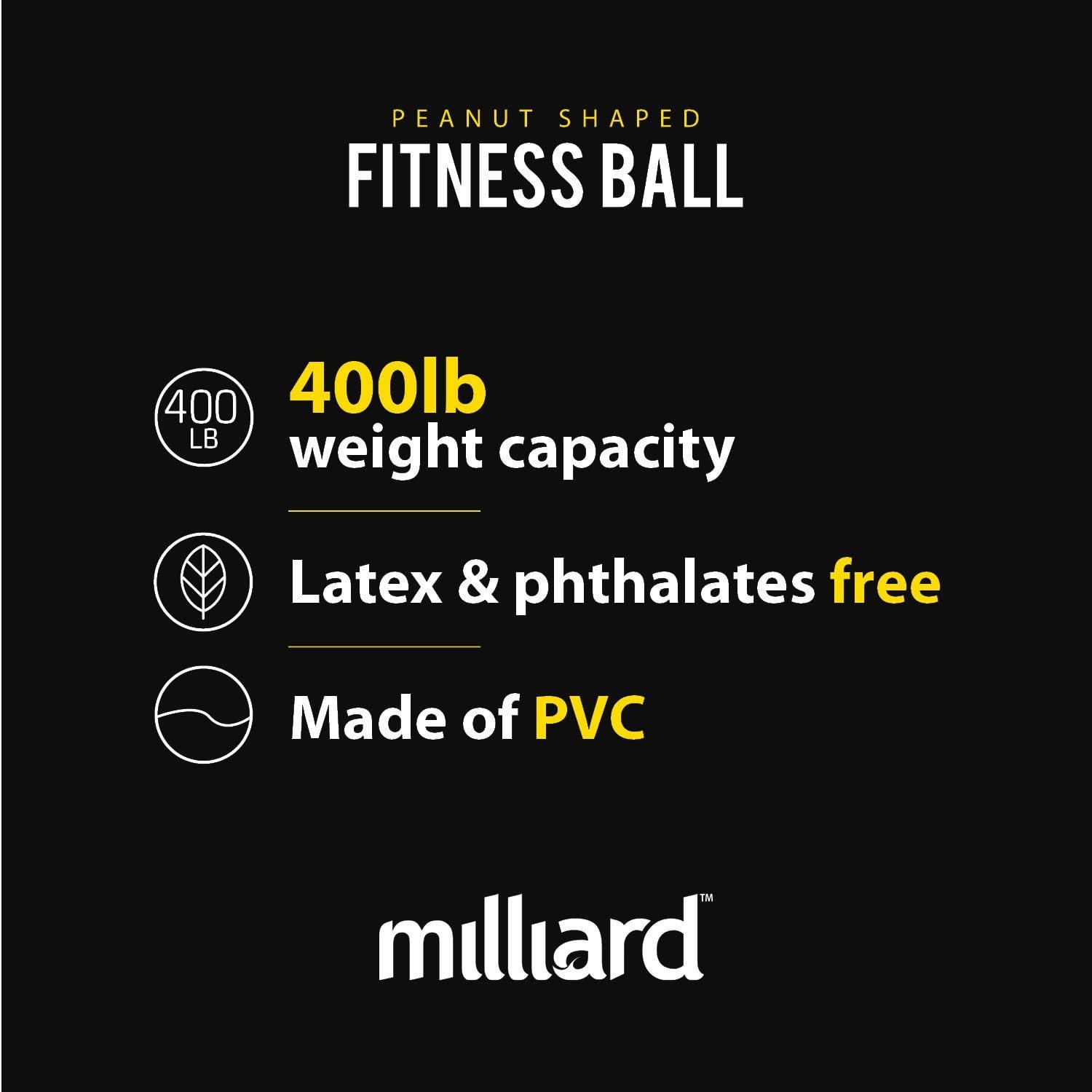Milliard Peanut Ball: Exercise, Therapy, Labor, Birthing & Dog Training ...