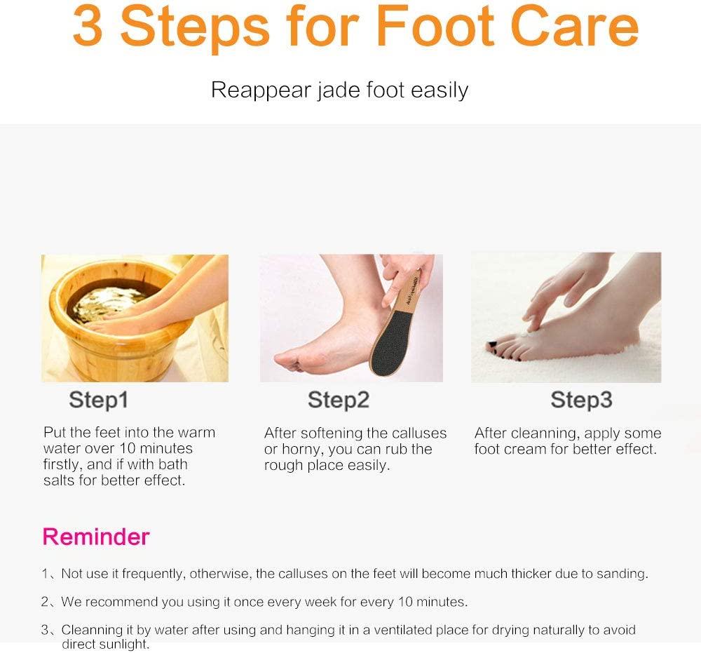 Professional Foot Files Callus Remover Set for Pedicure - 2pc Pack ...