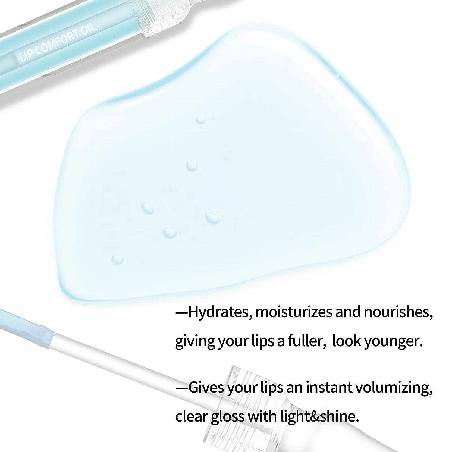 Boobeen Hydrating Lip Oil Gloss - Volumizing Plumping Lip Gel for ...