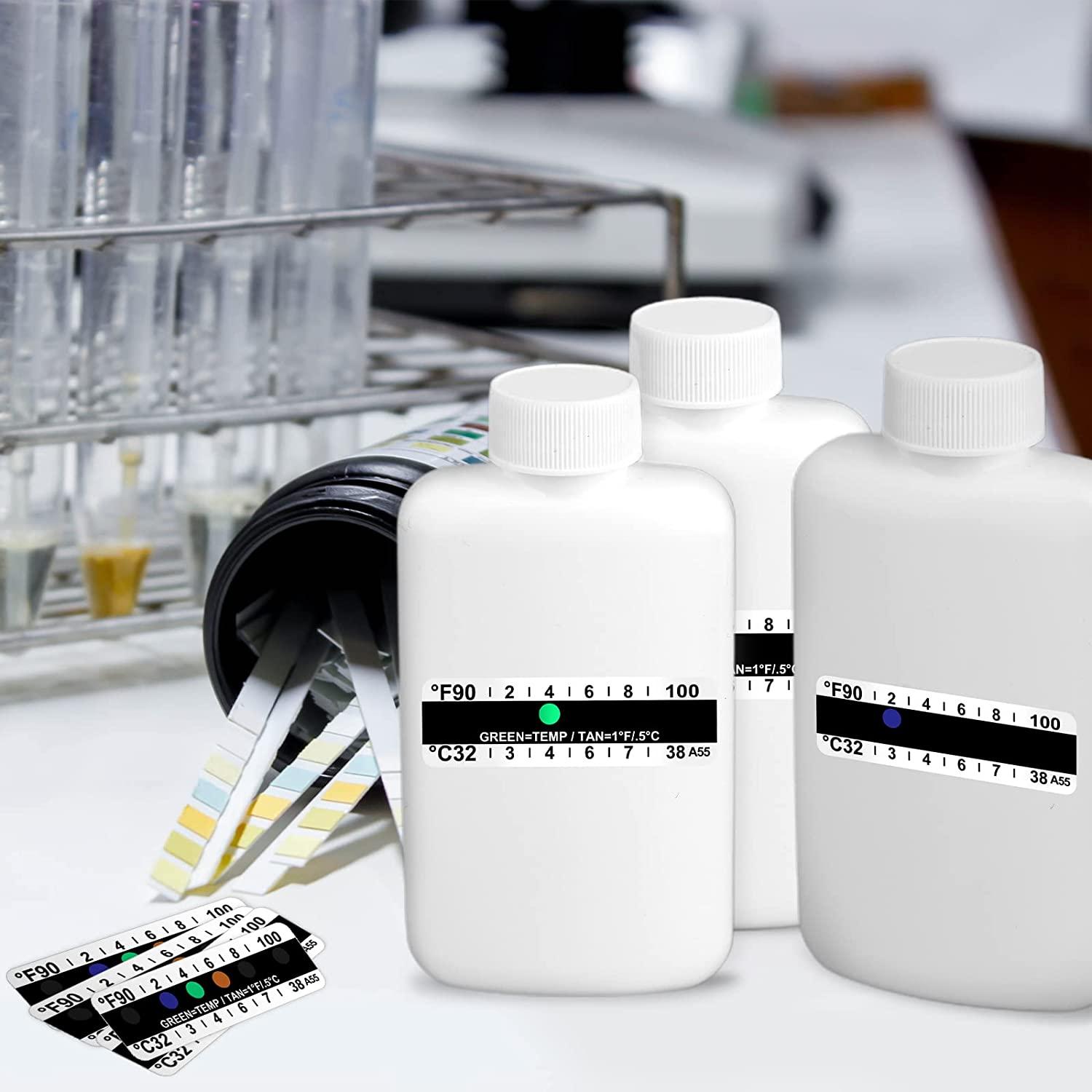 14-Piece Urine Test Kit with Portable Bottles, Temperature Strips, Leg ...