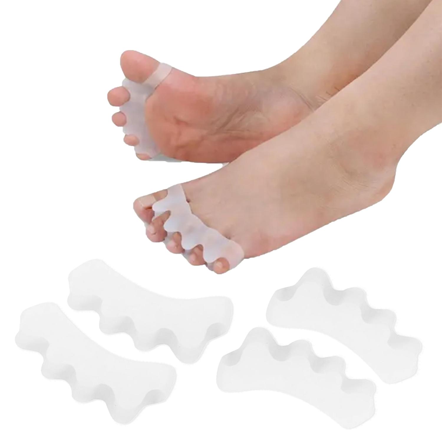 FeetCare Gel Toe Spreader & Bunion Corrector - Prevent Overlapping Toes ...