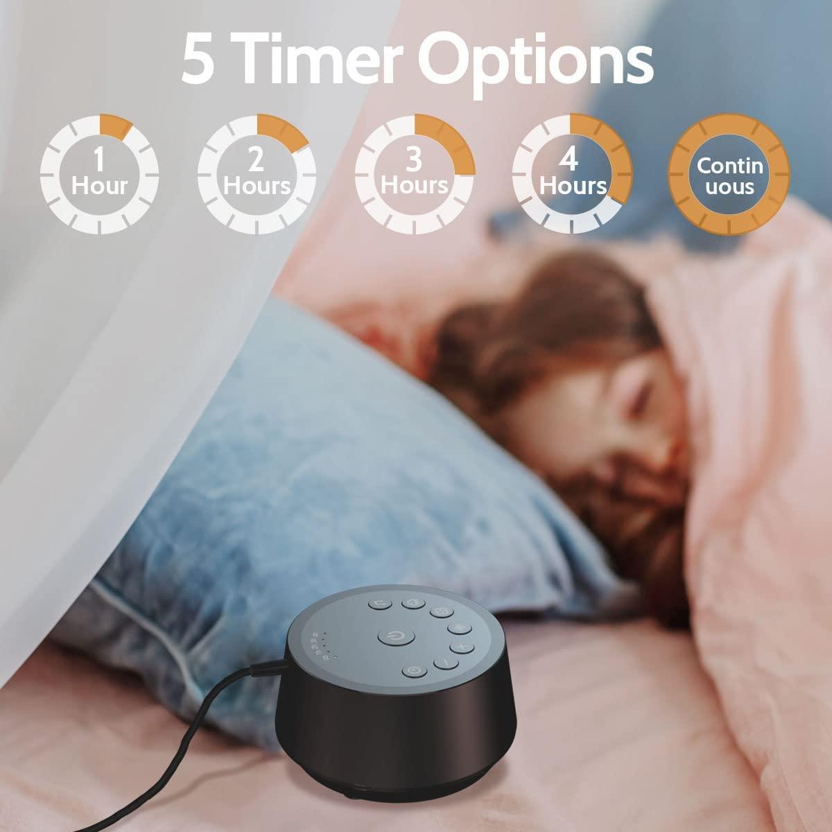 Black Color Noise Sound Machine | 25 Soothing Sounds | 32 Volume Levels ...