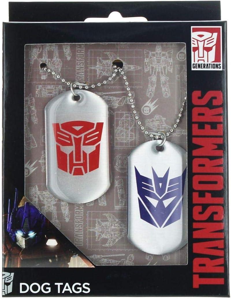 Transformers Autobot & Decepticon Logo Dog Tags - Official Merchandise ...
