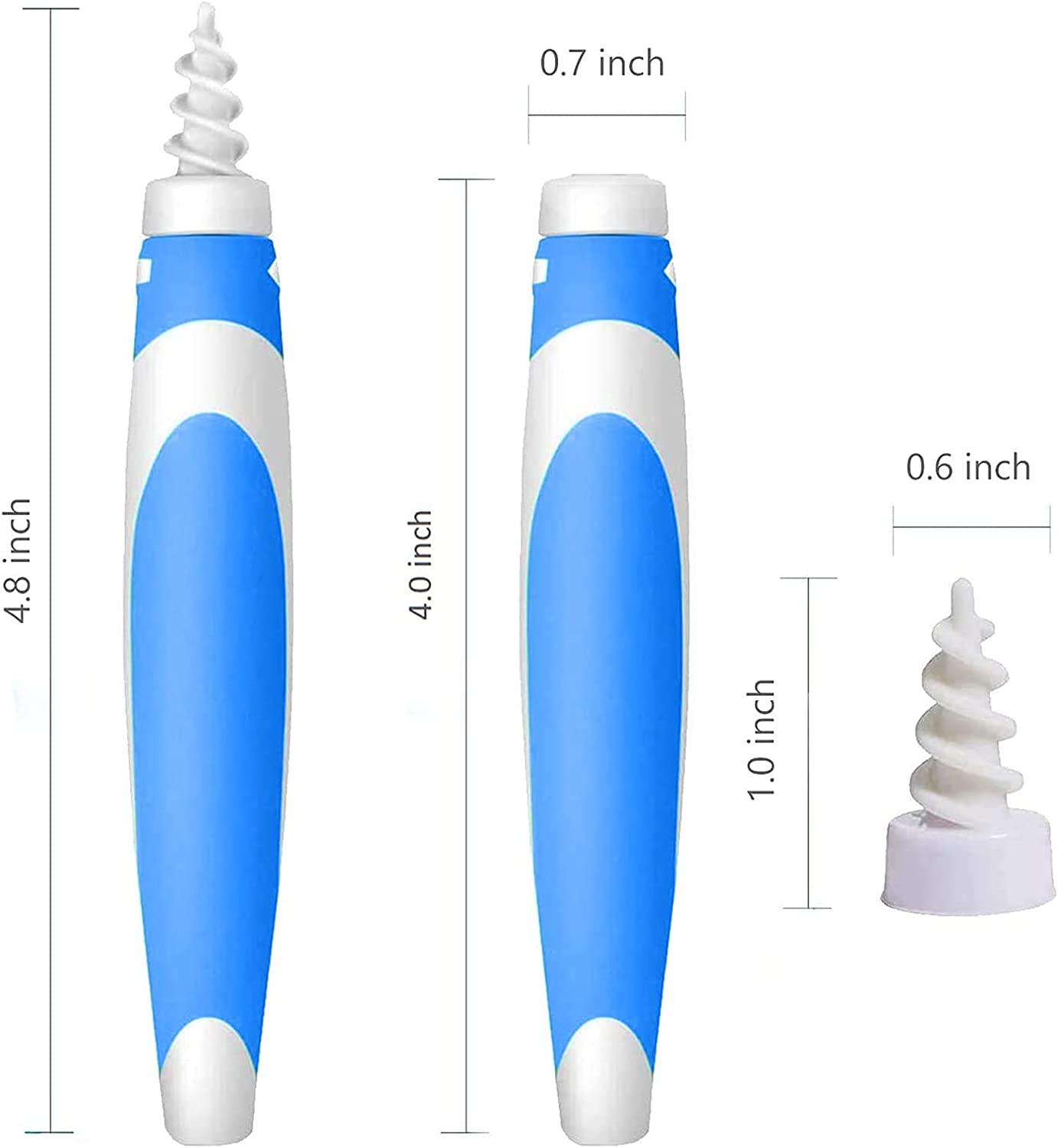 Q Grips Ear Wax Remover - Soft Spiral Earwax Removal Tool with 16 ...