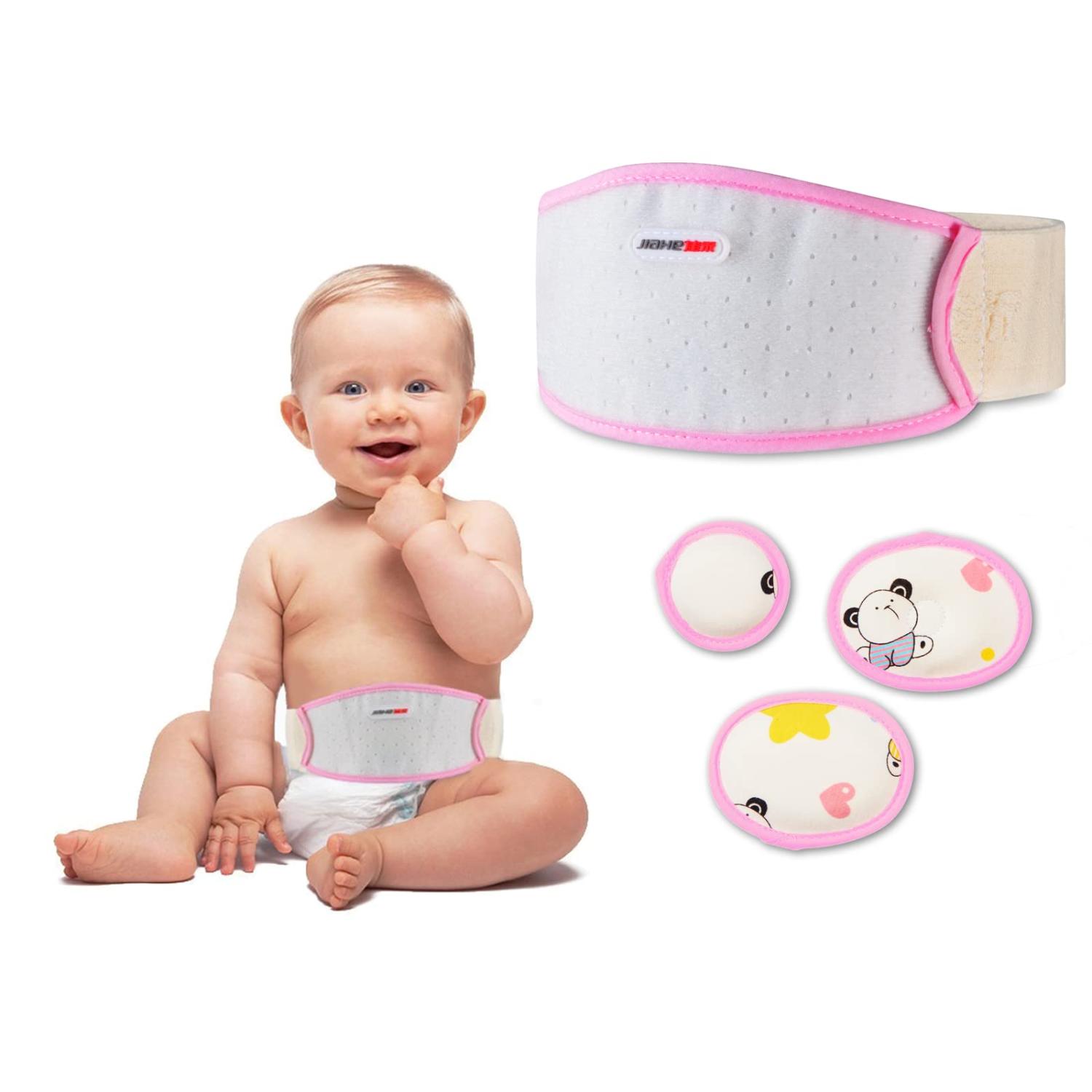 Infant Umbilical Hernia Belt - Adjustable Belly Button Band for ...
