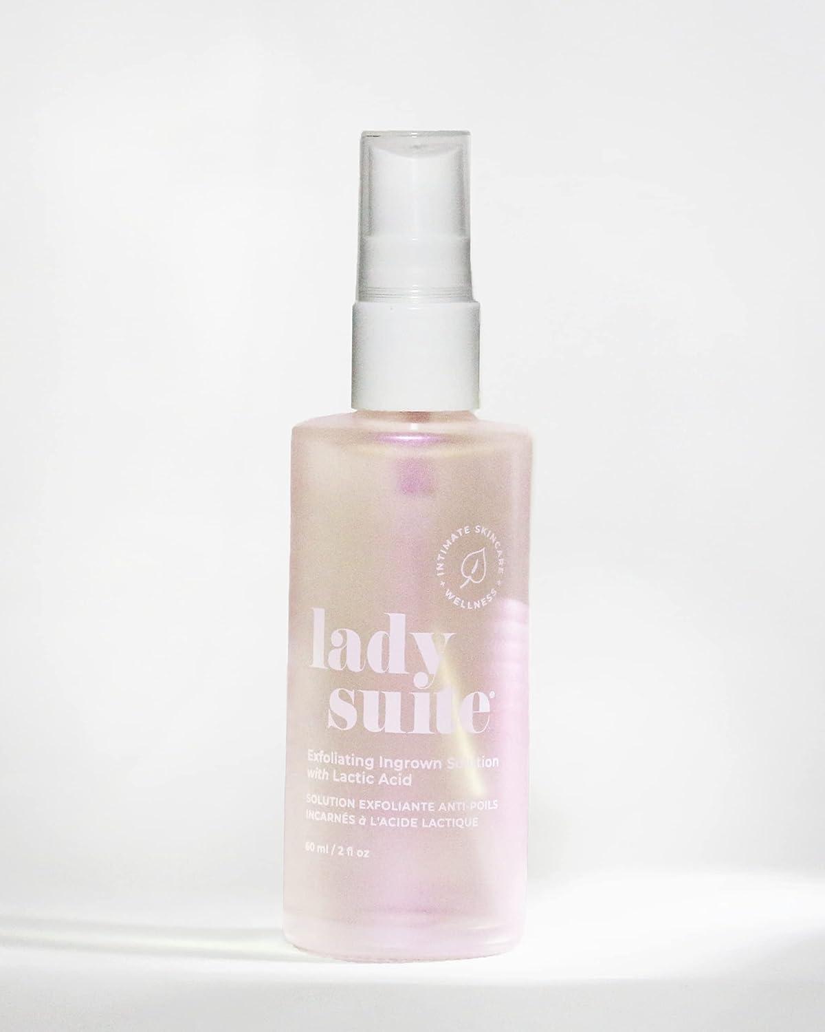 Lady Suite Exfoliating Ingrown Spray with Lactic Acid - Clean & Non ...