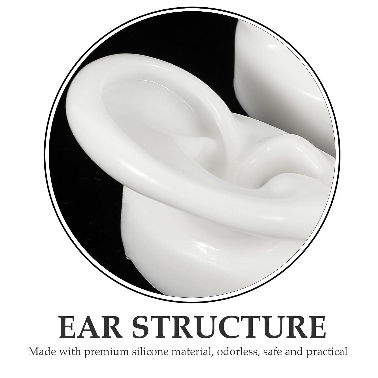 Mikikit Silicone Ear Model Set - Simulation Human Ear for Piercing ...