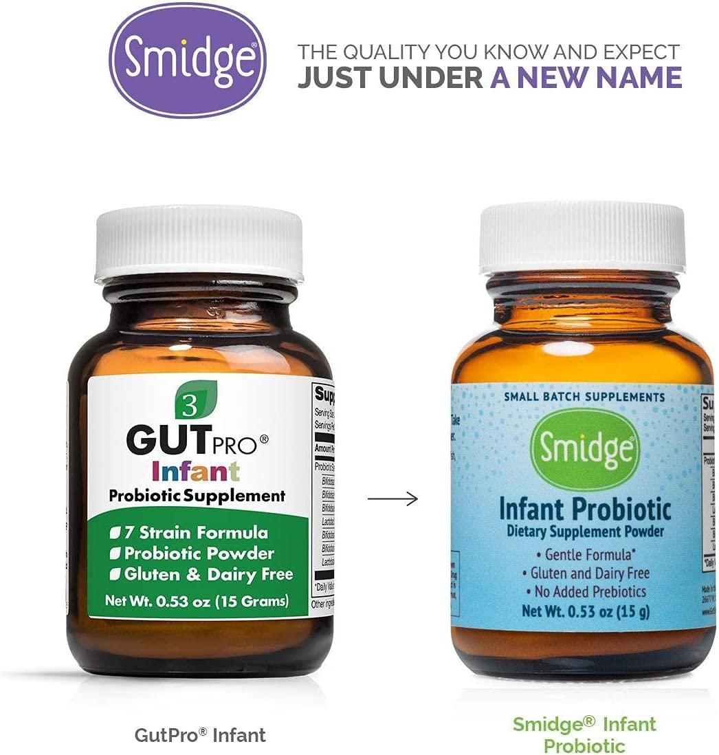 Smidge Infant Probiotic Powder - 0.53 Oz: Gut Health Support for Babies ...
