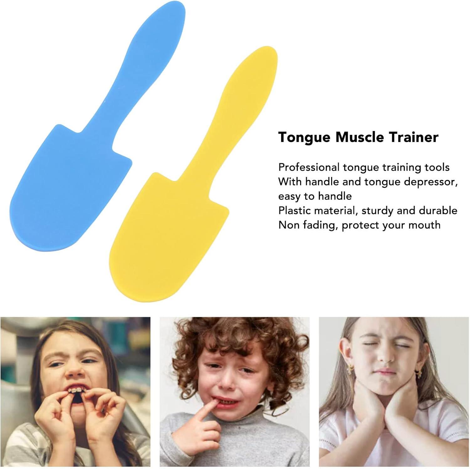 Optimized Tongue Muscle Trainer Set | 2-Part Mouth & Lip Training ...