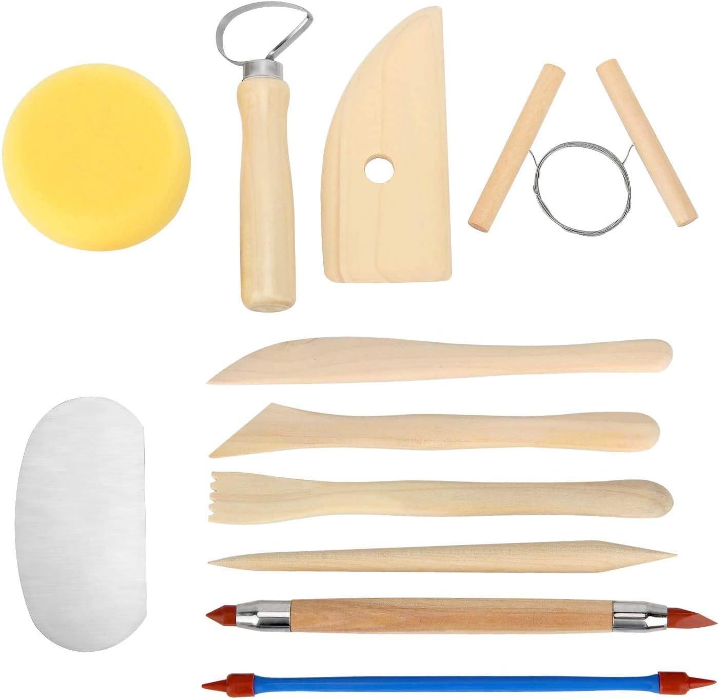 Blisstime 30-Piece Clay Sculpting Tools Set with Wooden Handles - Pottery Carving Kit | Buy Now ...