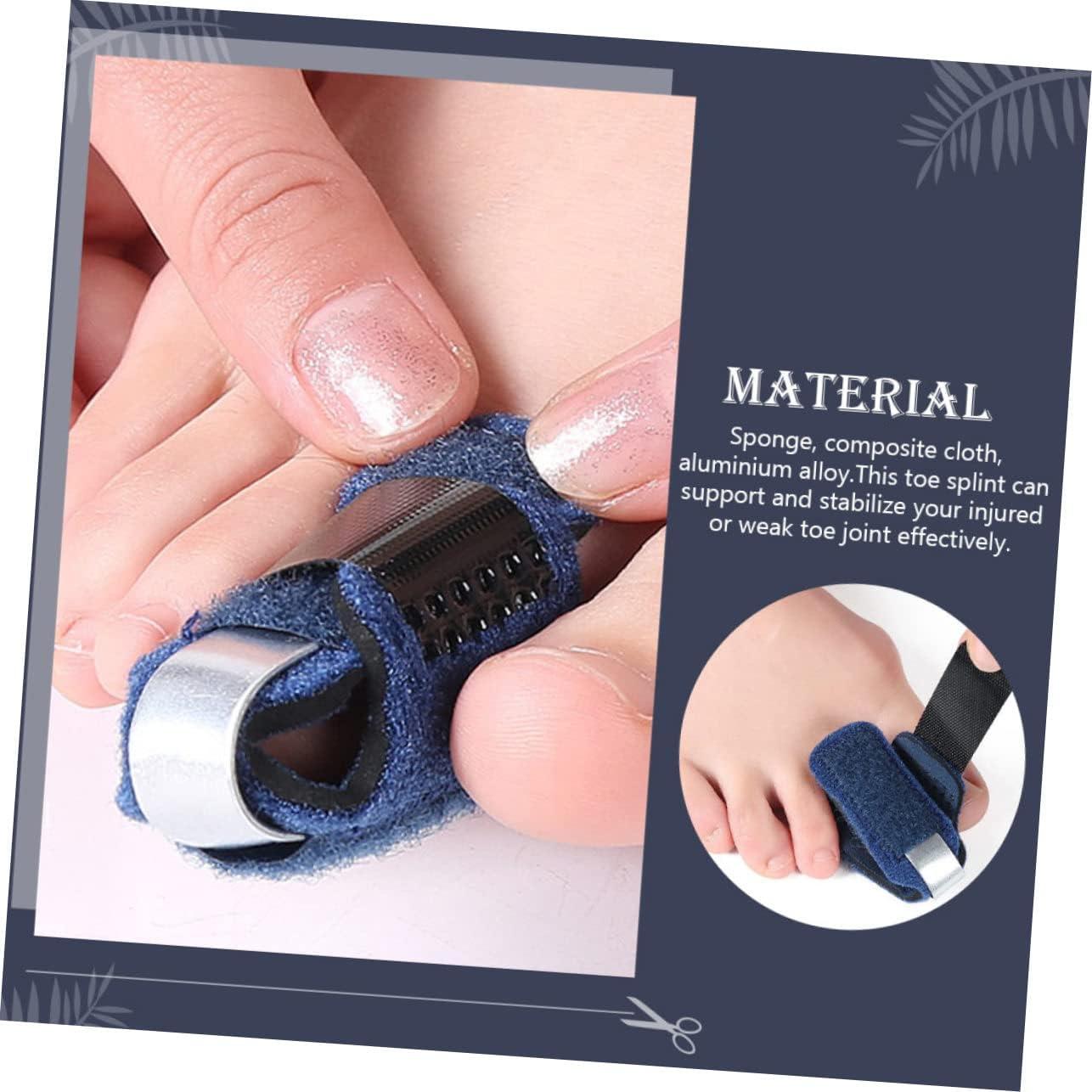 Healvian 3pcs Toe and Finger Splint Set for Trigger Thumb, Crooked Toe ...