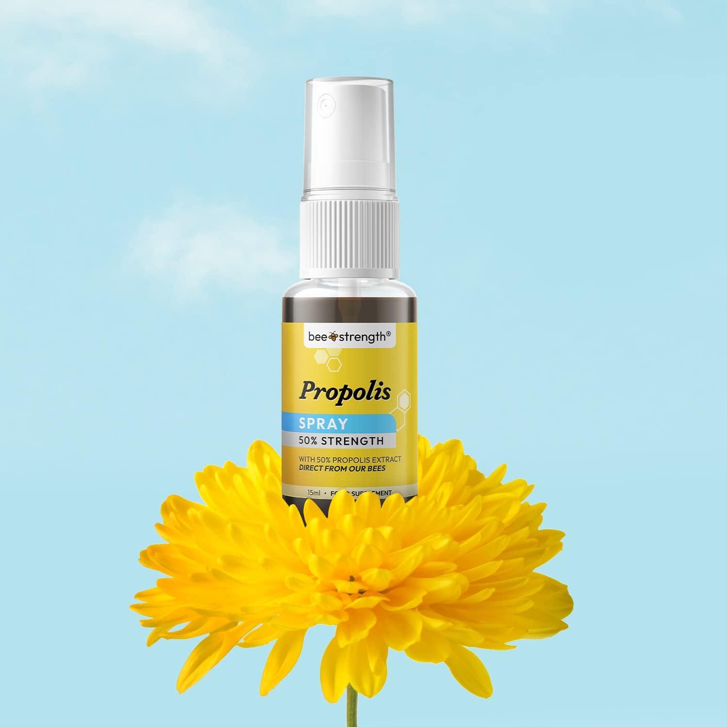 Bee Strength Caramel Propolis Spray | Alcohol-Free & High-Strength ...