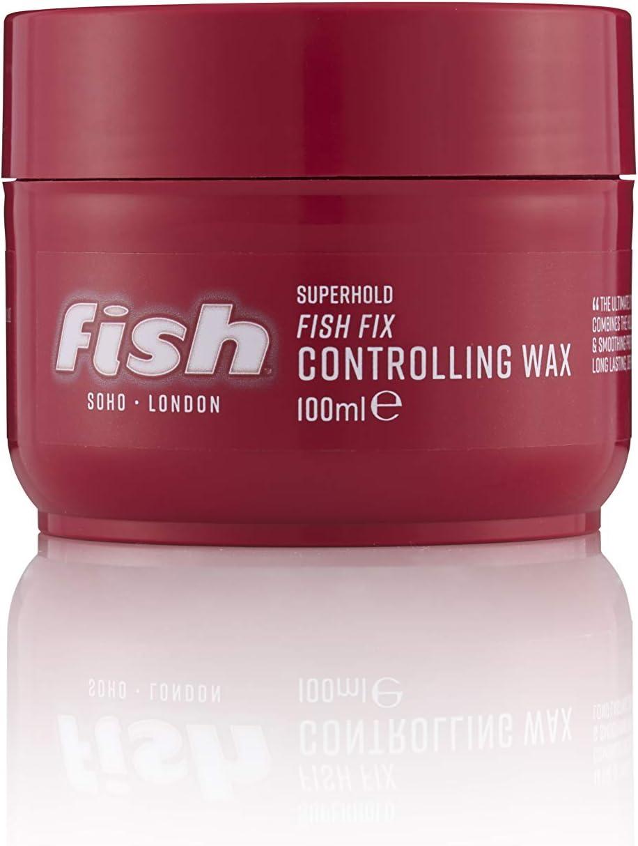 FISH Superhold Fish Fix Controlling Hair Wax 100ml - Long-lasting Hold ...