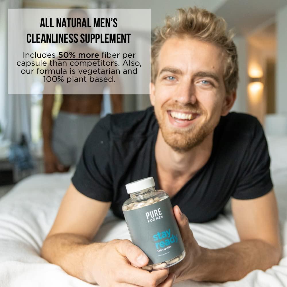 Buy Pure for Men Stay Ready Fiber Supplement - 120 Capsules for Optimal ...