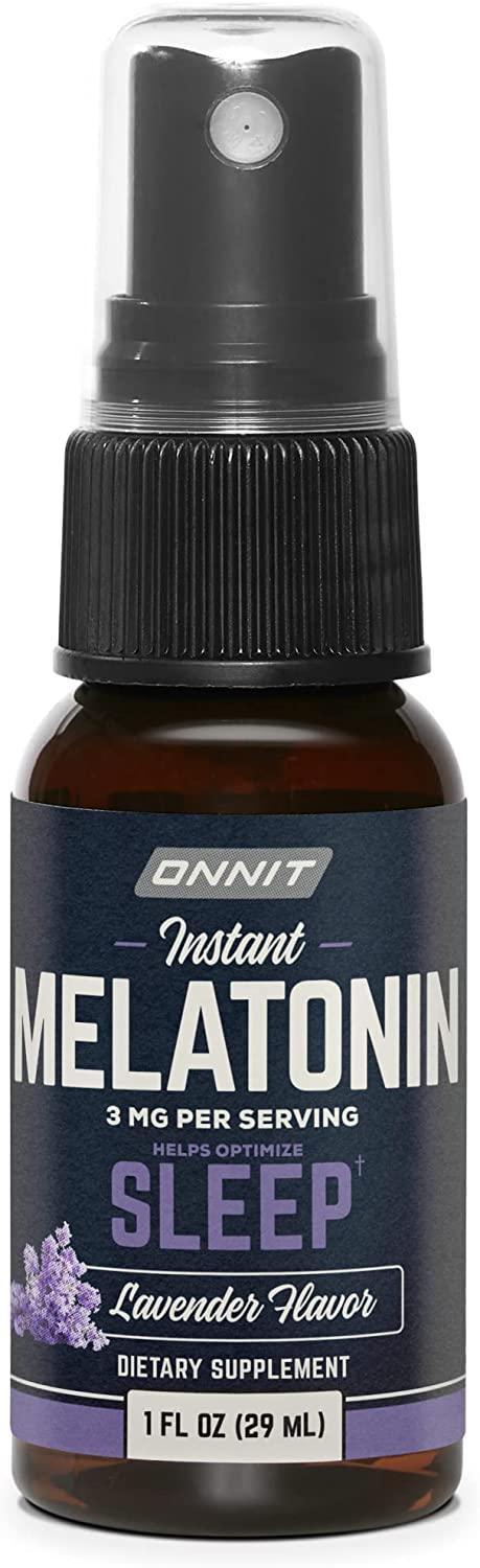 Onnit Melatonin Instant Mist Liquid Sleep Aid Spray - 1mg, 3mg, 5mg per ...