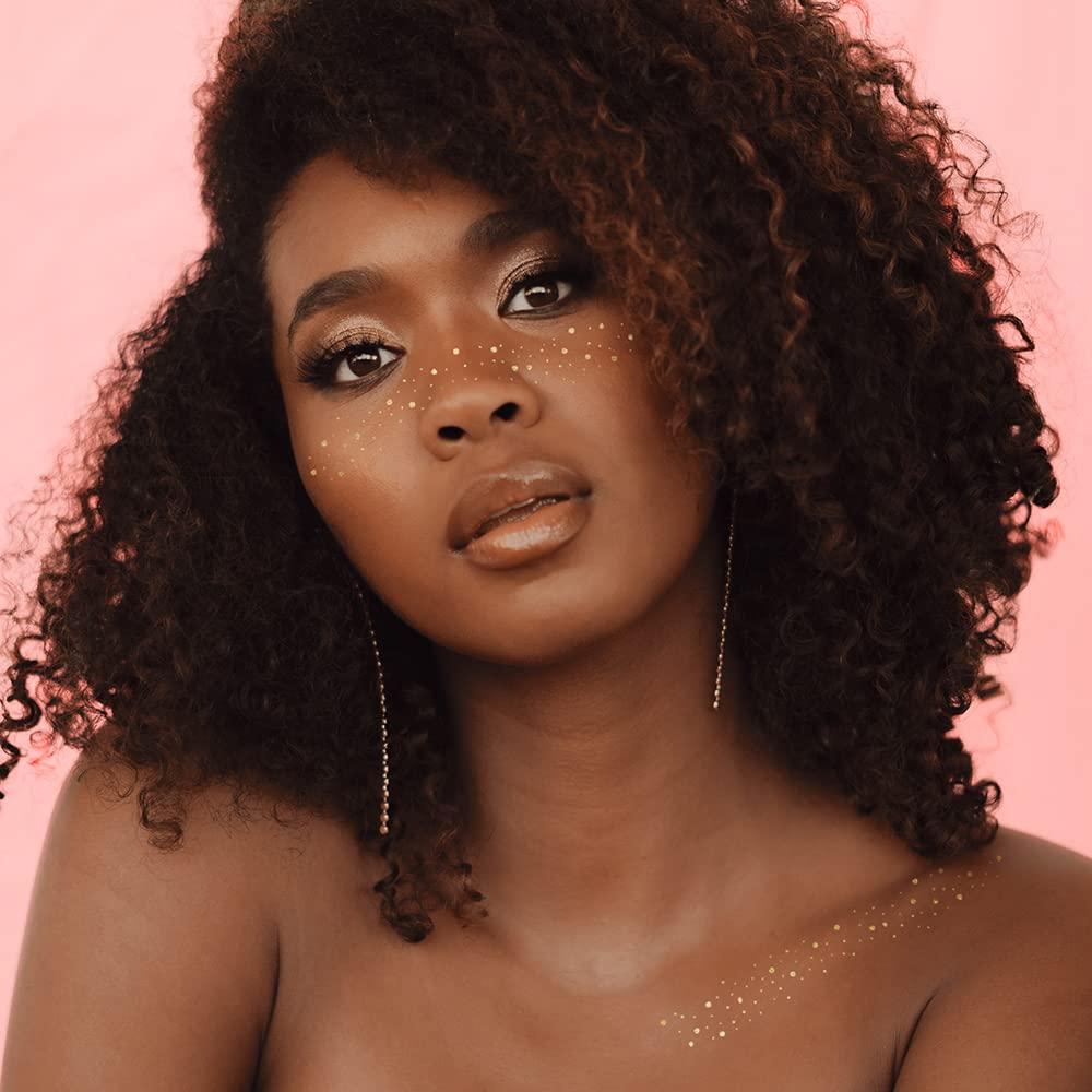 SUNKISSED GOLD FRECKLES set of 10 premium festival waterproof temporary ...