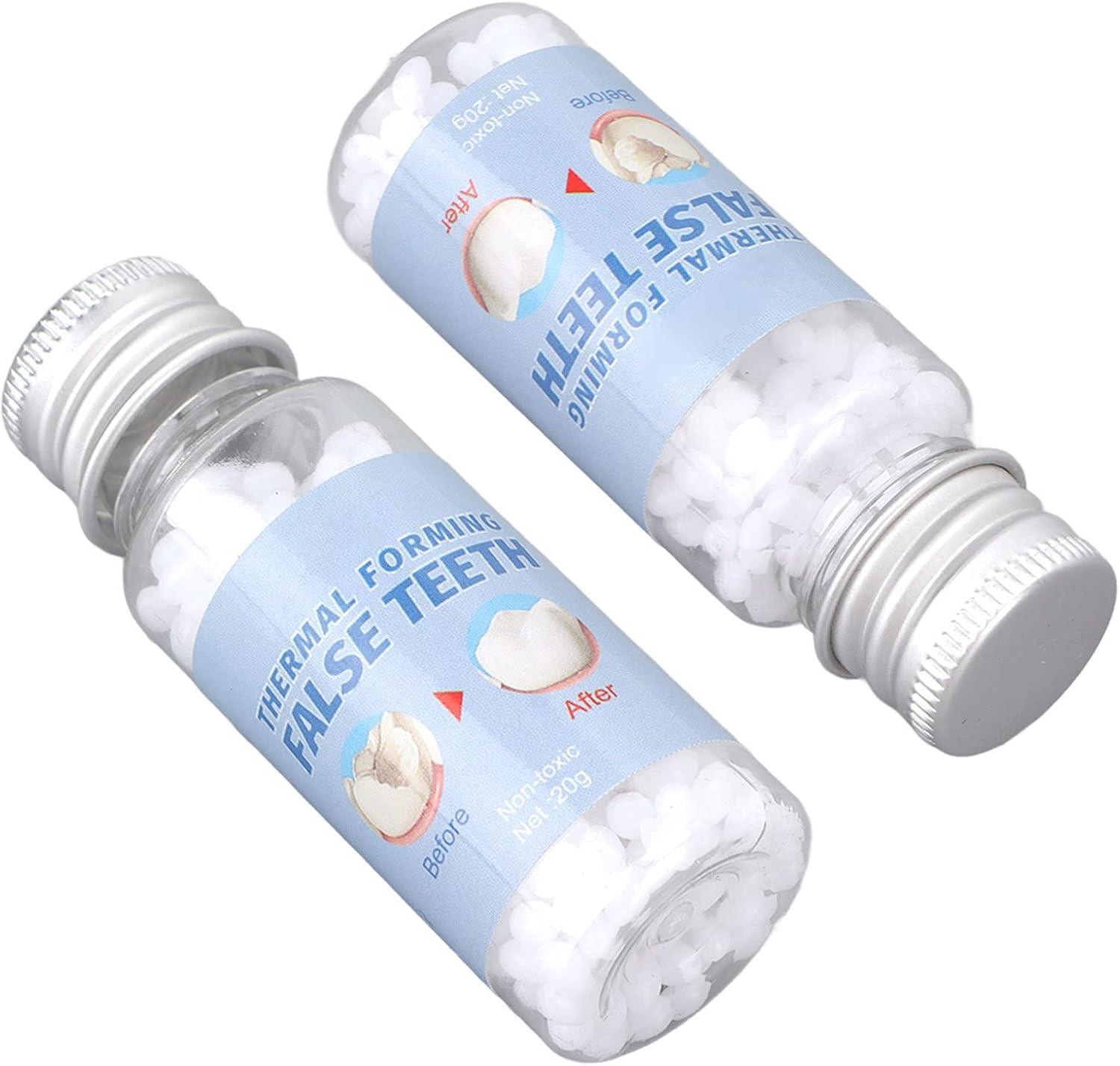 Tooth Repair Beads - 0.7oz White Resin for Temporary Tooth Filling ...