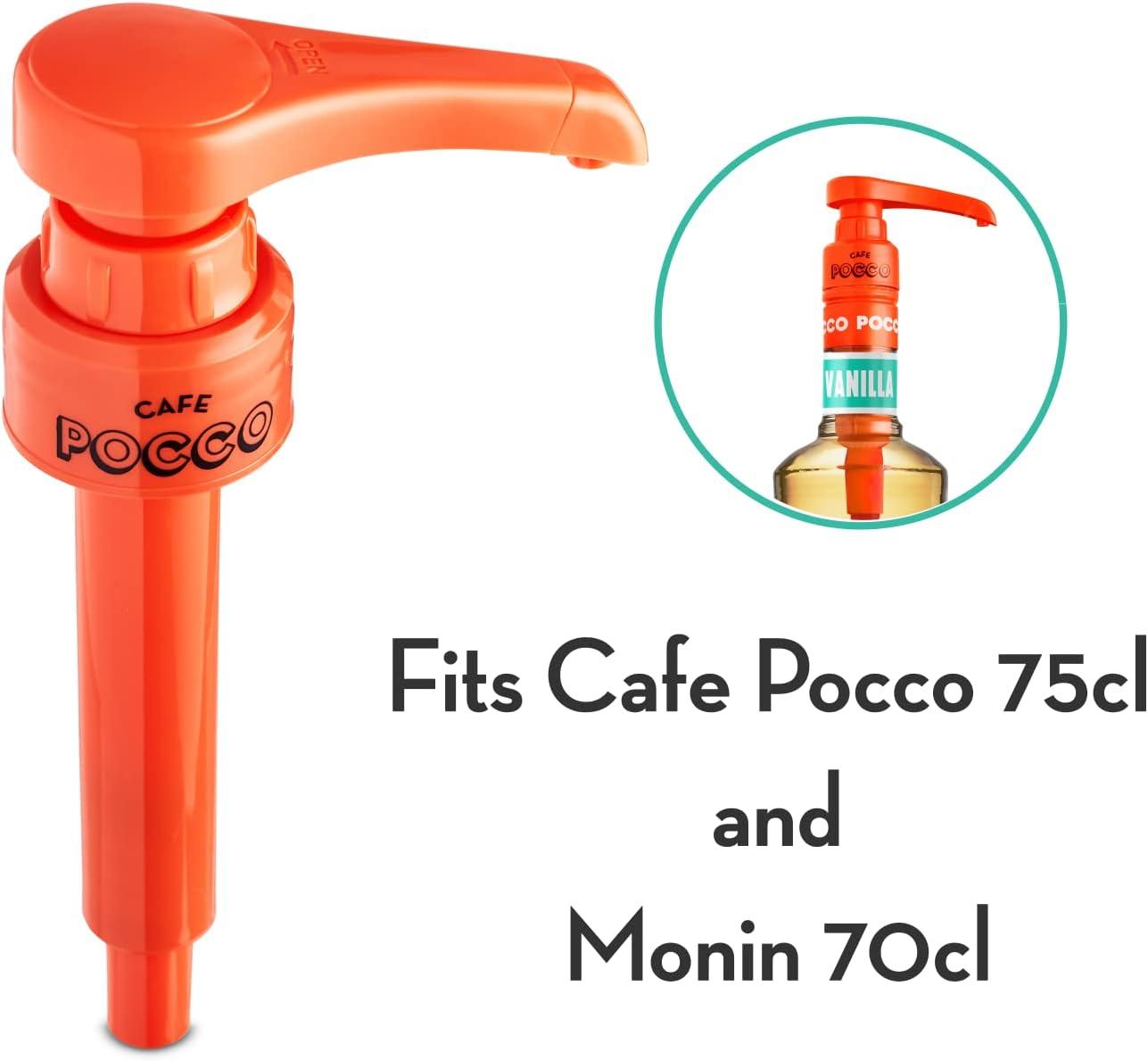 Cafe Pocco Vanilla Coffee Syrup 75cl with Reusable Pump - 10ml | Shop ...