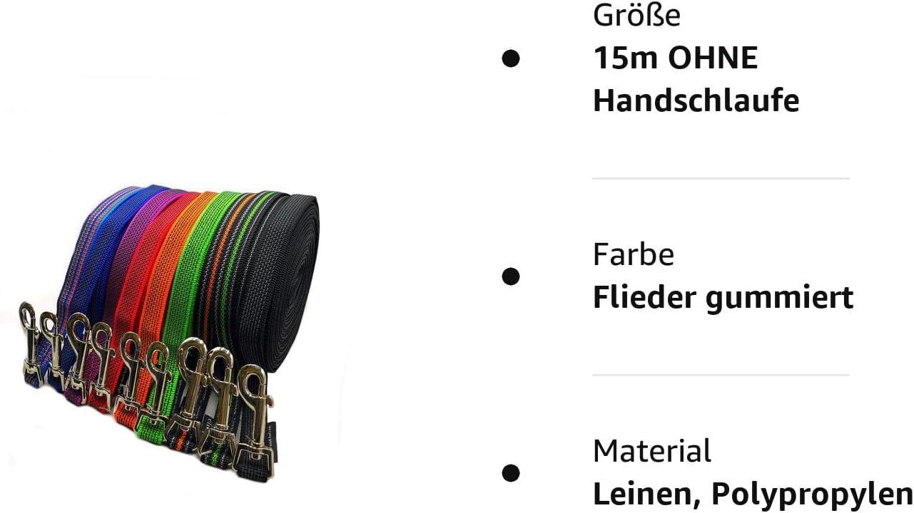 Drag Line Dog Leash 1m-40m | Rubberized Tracking Leash for Medium ...