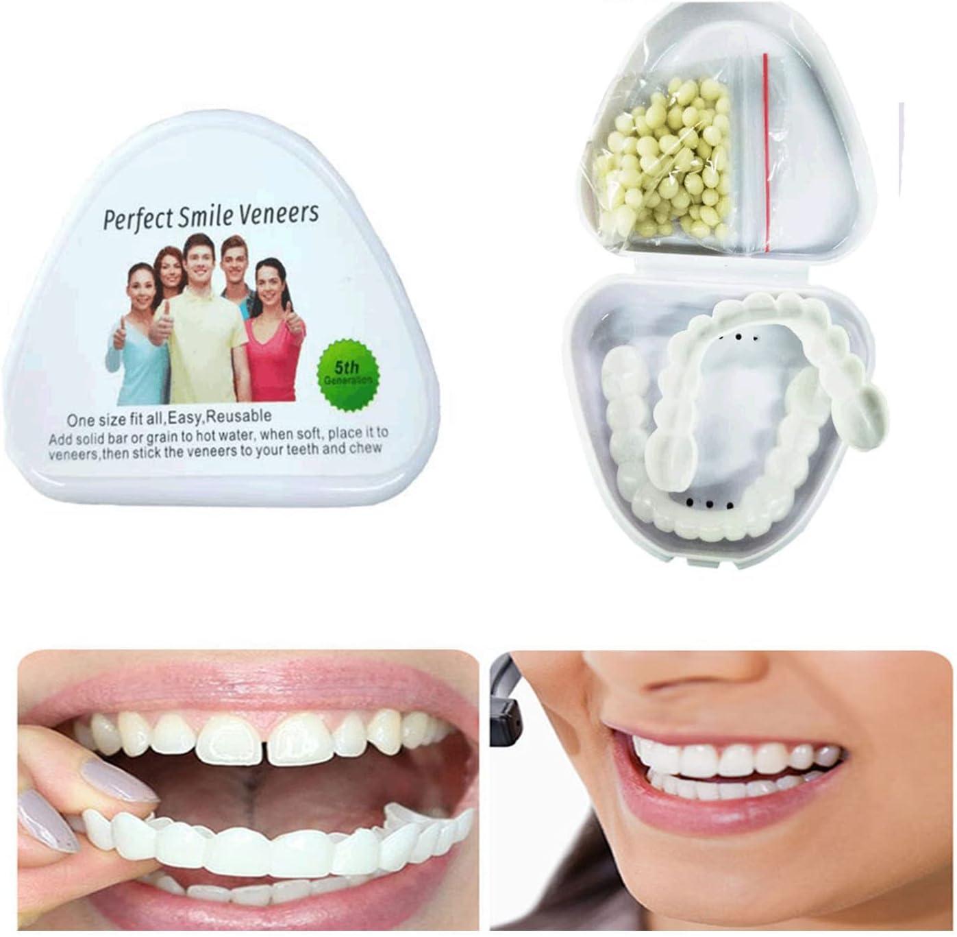 false teeth that snap in