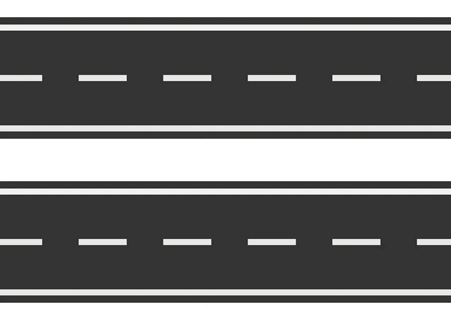 A4 Edible Decor Icing Sheet Road Effect Border Edible Cake Topper ...