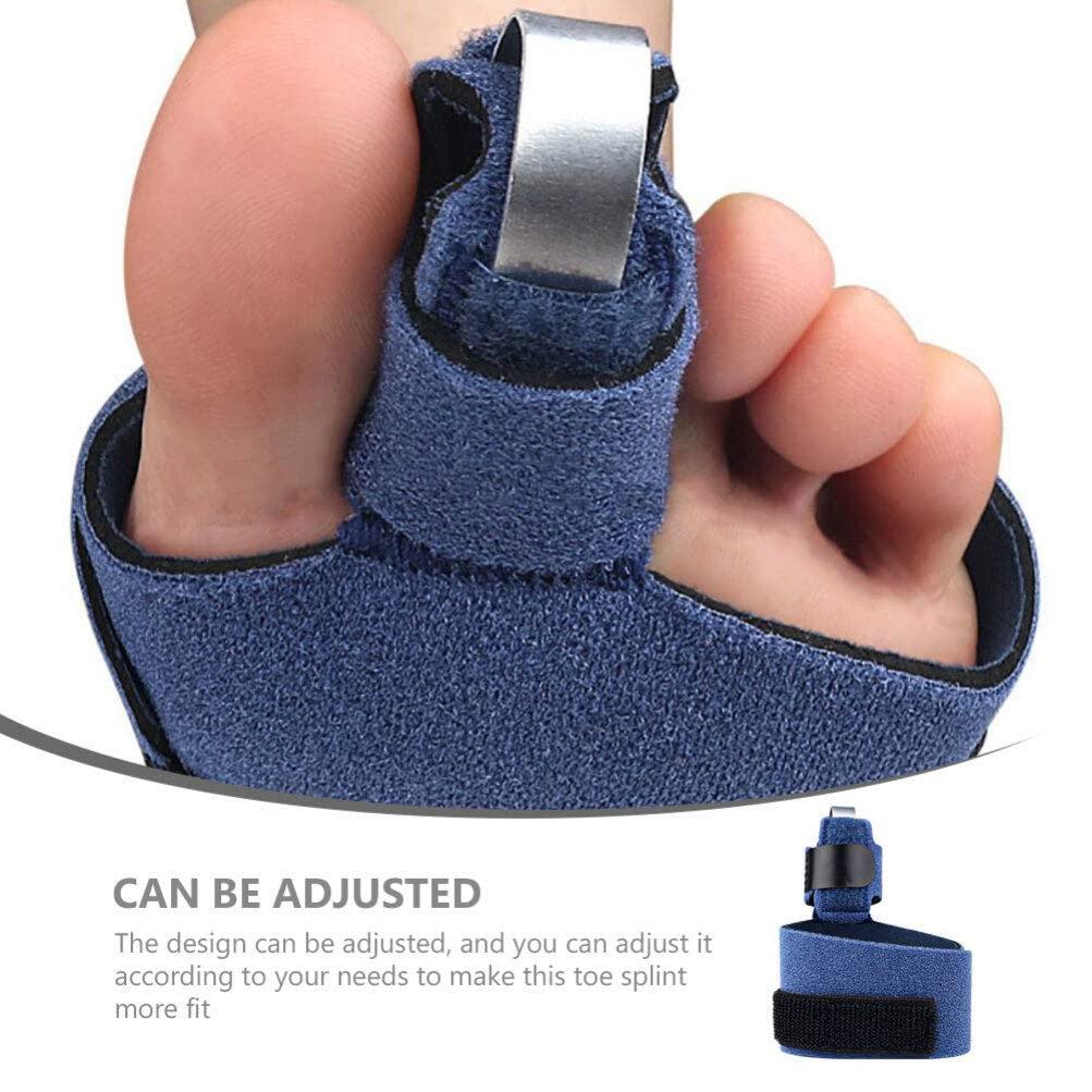 Healvian Curled Toe Brace - Adjustable Hammer Toe Splint for Metatarsal ...