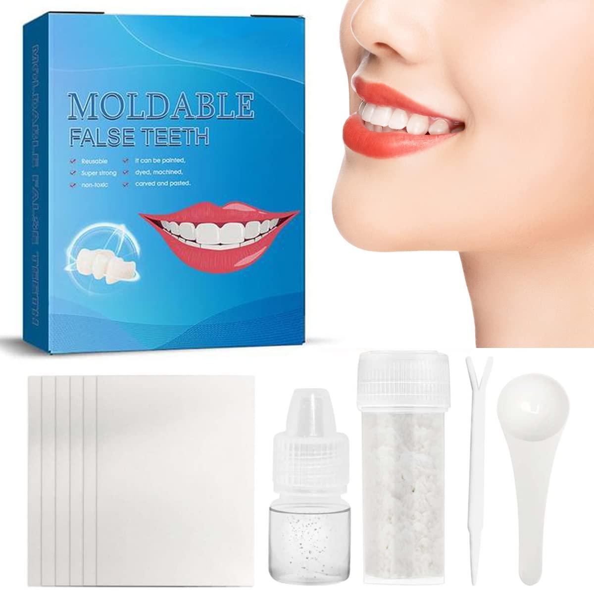 Temporary Tooth Repair Kit - A1 Moldable Fake Teeth Replacement Glue ...