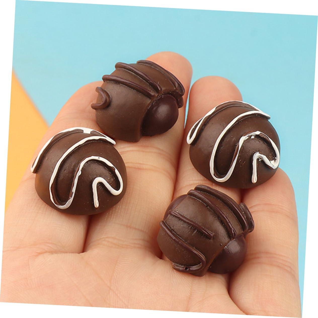 ERINGOGO 12pcs Simulation Chocolate Models Interesting Fake Chocolate ...