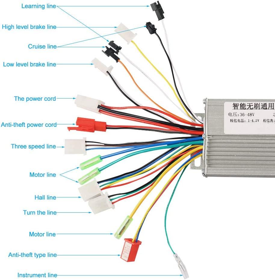 Opaltool Brushless Controller | 36V/48V Aluminium Alloy E-Bike Motor ...