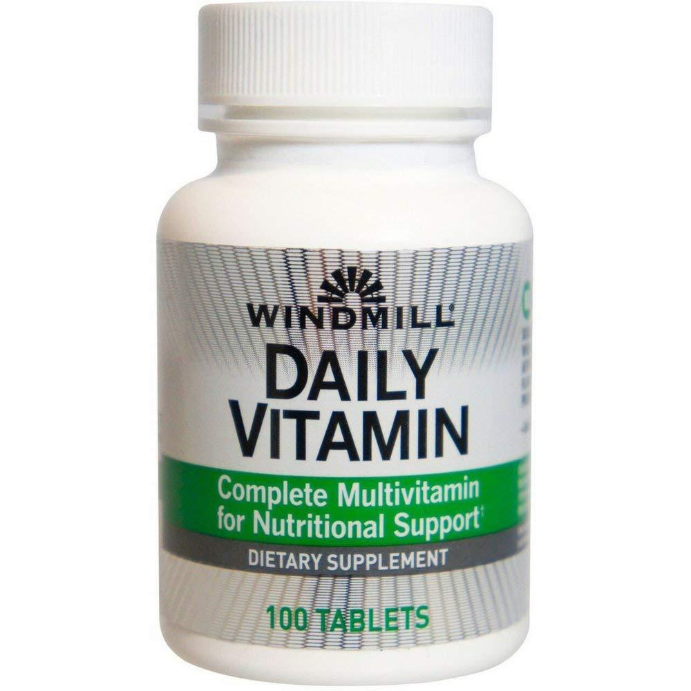 Windmill Daily Vitamin 100 Tablets - Essential Nutrients for Everyday ...