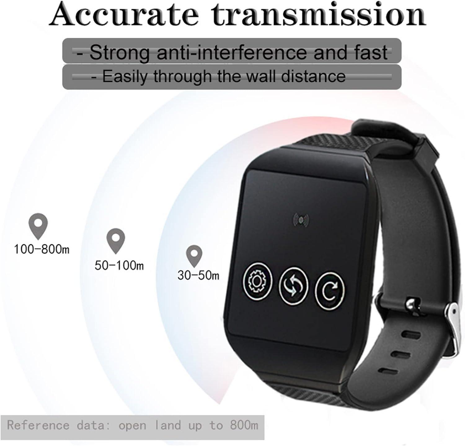 Wireless Wrist Pager System - 4-in-1 Caregiver Watch Call Button Set ...