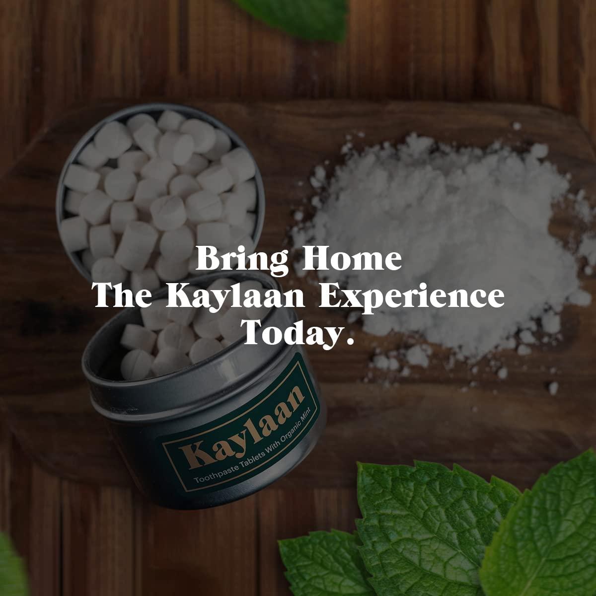 KAYLAAN's Fluoride Toothpaste Tablets - Plastic-Free, Eco-Friendly ...