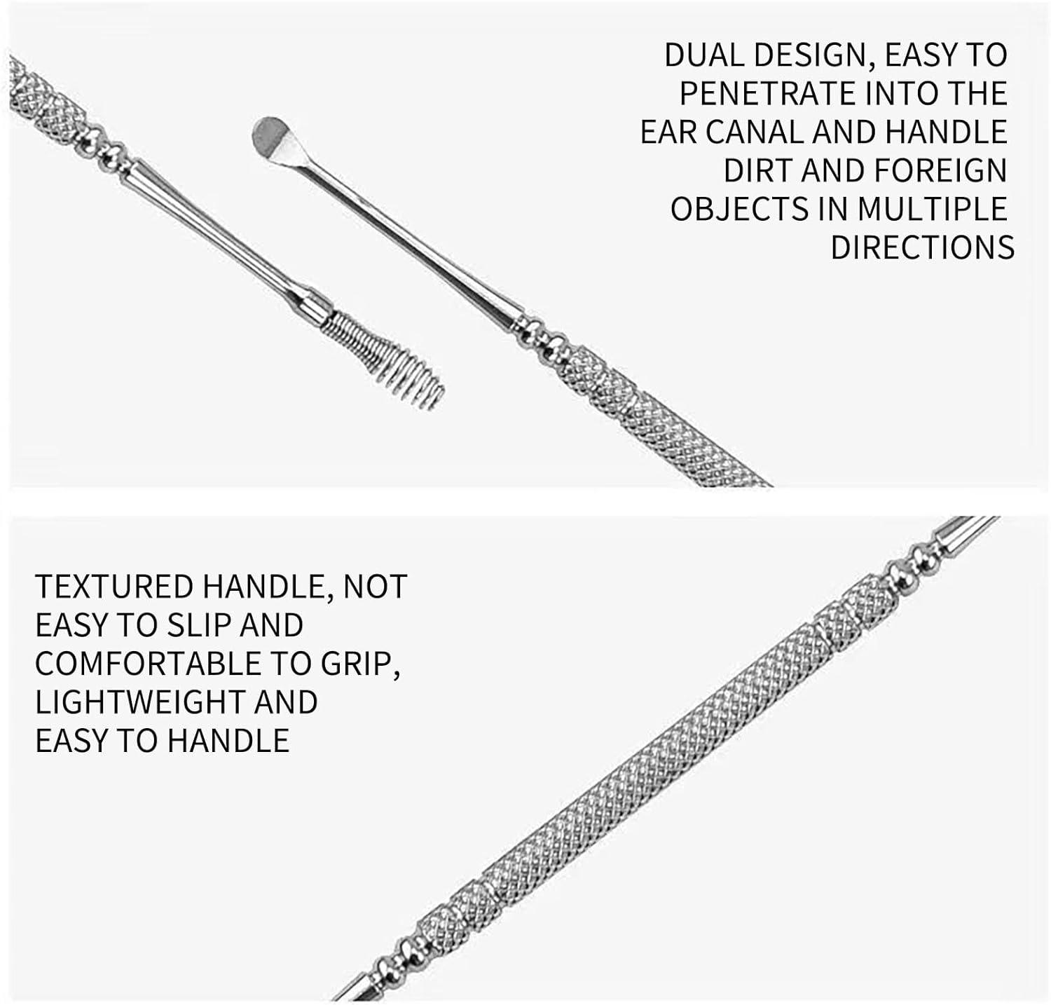 2023 New Rose Gold Ear Wax Removal Spiral Cleaner Set - Double Ended ...