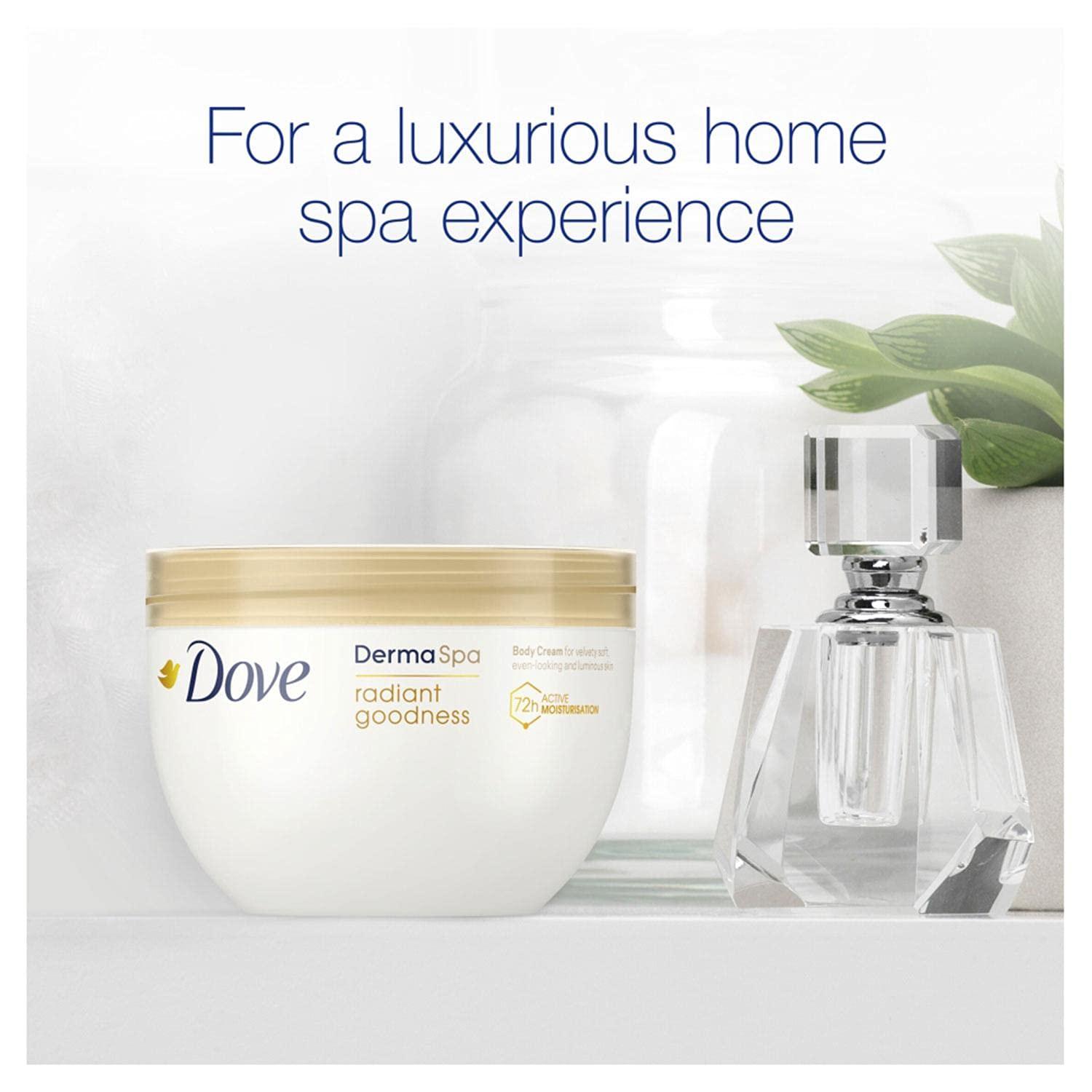 Dove Derma Spa Goodness 3 Body Cream 300 ml - Nourishing Body Lotion ...