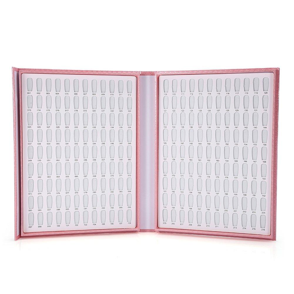 Nail Polish Color Chart Display Board - 216 Professional Gel Colors for ...