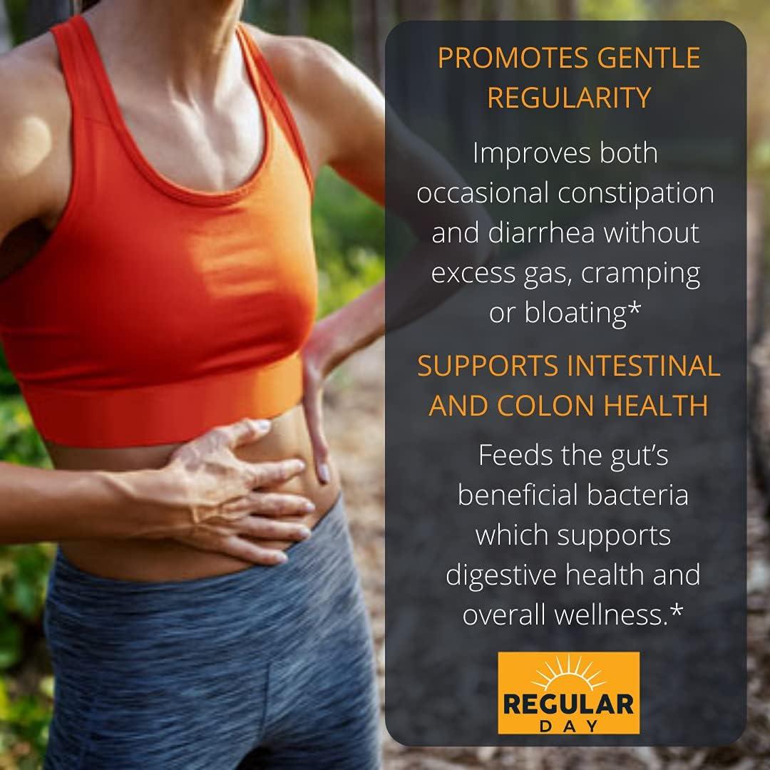 REGULAR DAY Prebiotic Fiber Supplement - Promotes Gut Health | Gluten ...
