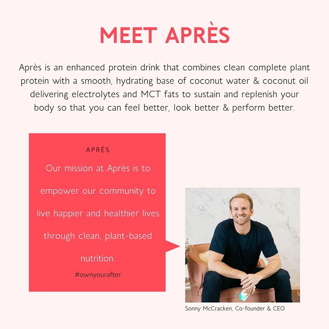 Apres Plant-Based Protein Shake Sea Salt Chocolate with MCTs ...