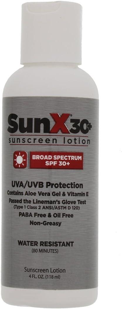 SunX SPF 30+ Sunscreen 4-oz. Bottle Case of 12 - Bulk Sun Protection ...
