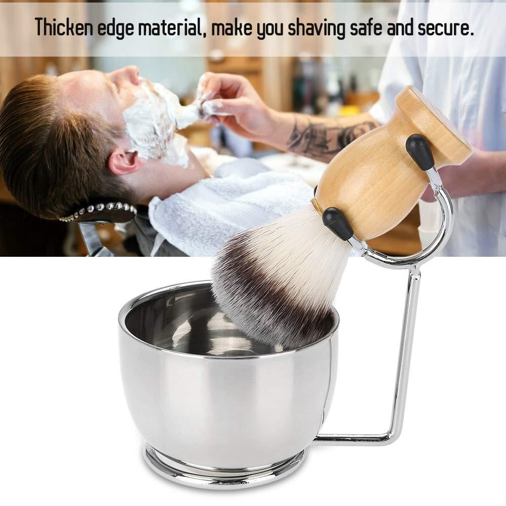 Hushui Professional Men's Beard Trimming Set with Stainless Steel Bowl ...