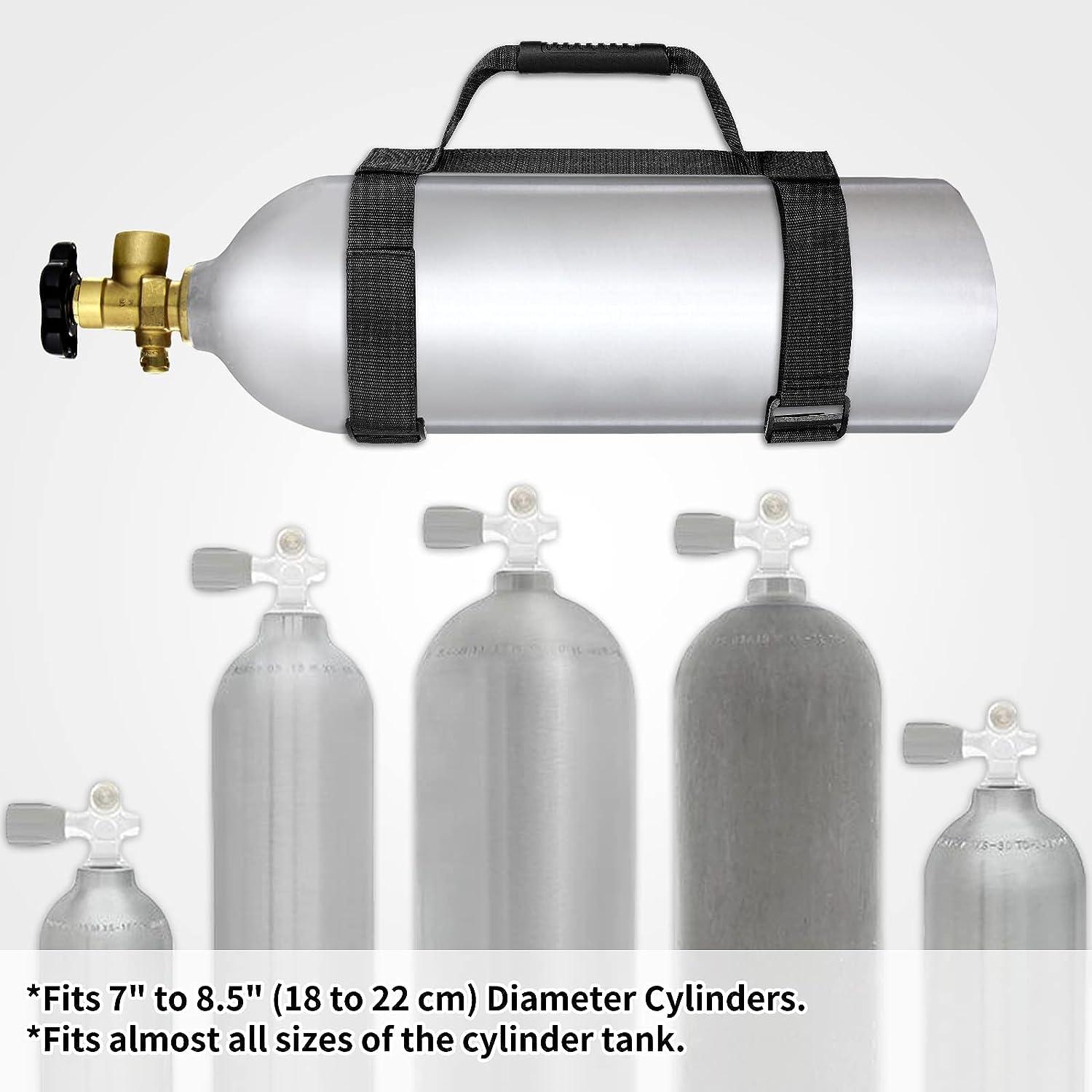 Dawitrly Heavy Duty Dive Tank Carrier | Adjustable Scuba Air Tank Band ...
