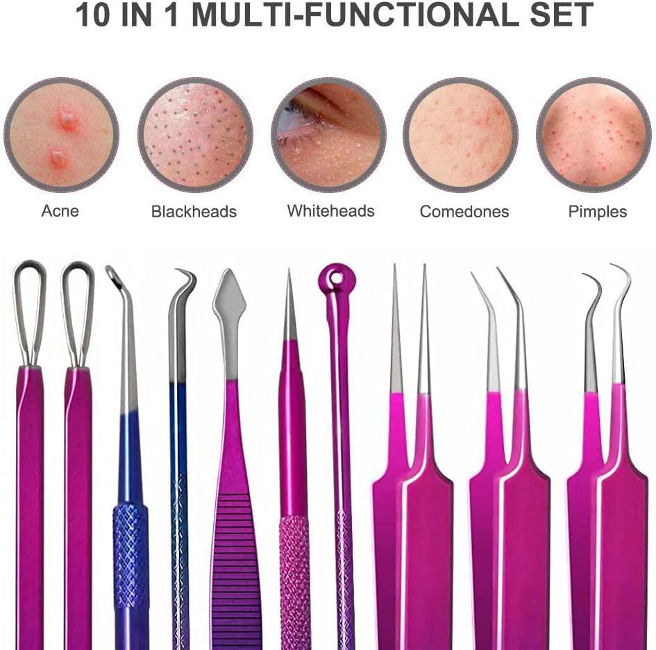 Pimple Popper Tool Kit - VBoo Extraction Tools for Blackhead ...